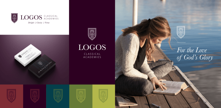 Brand Identity: Logos Classical Academies - Splitpants Productions